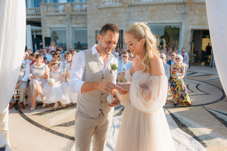 Jade & Peter's Stunning Anassa Hotel Wedding,by Beziique 2024